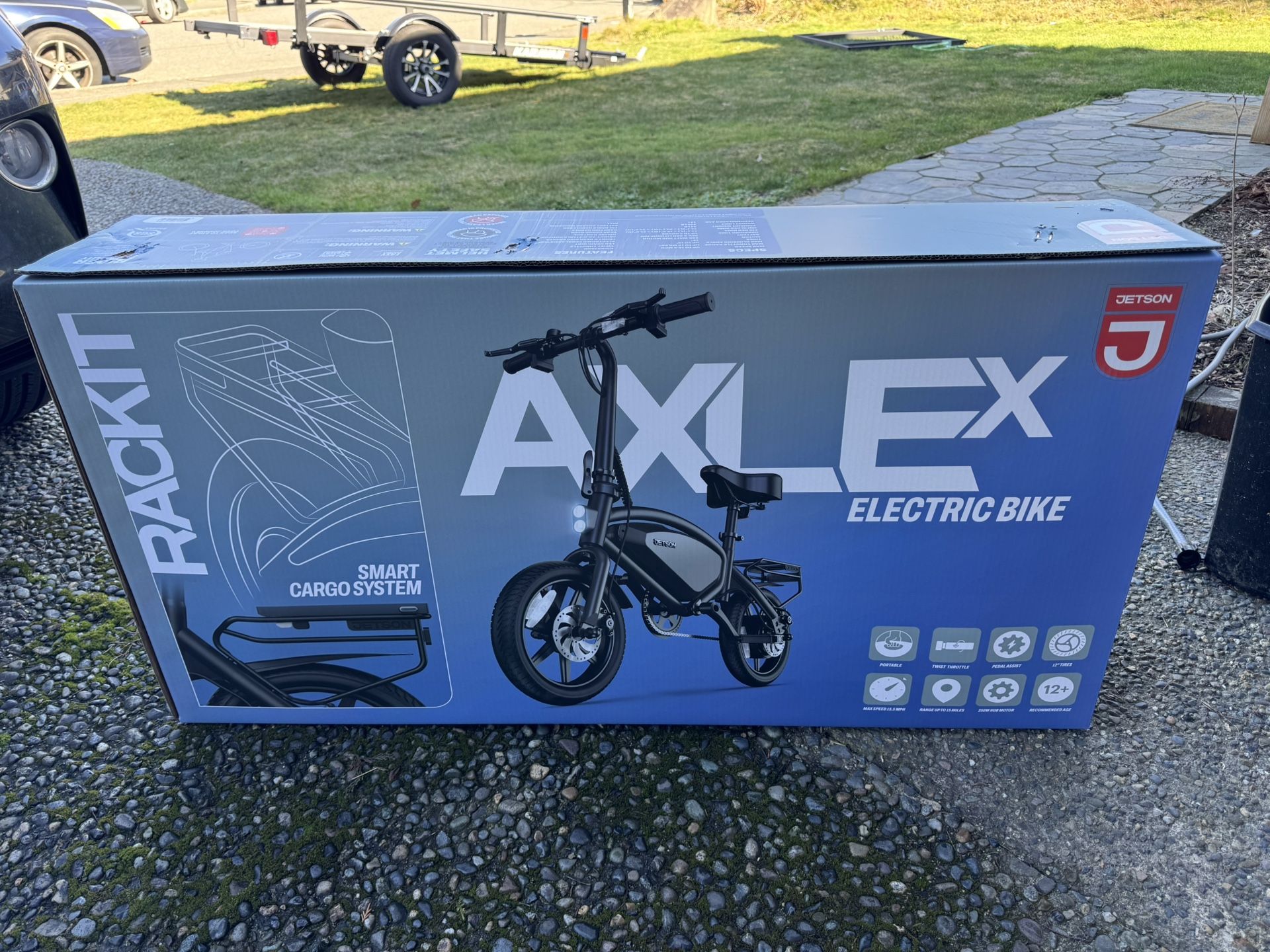“Brand New” Jetson Adult Axle X 12" Step-Over Electric Folding Bike ...