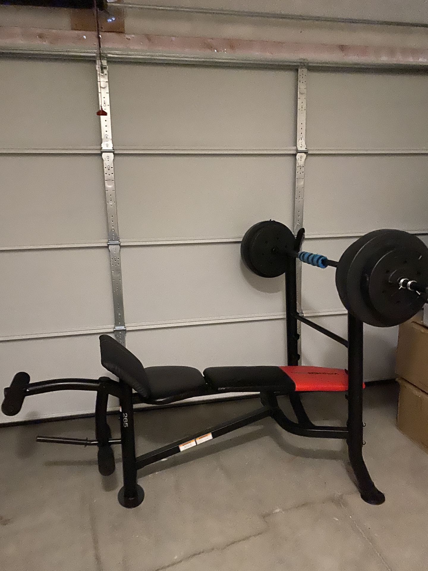 Bench press With :Weights , Clips, And Bar for Sale in South Jordan, UT ...