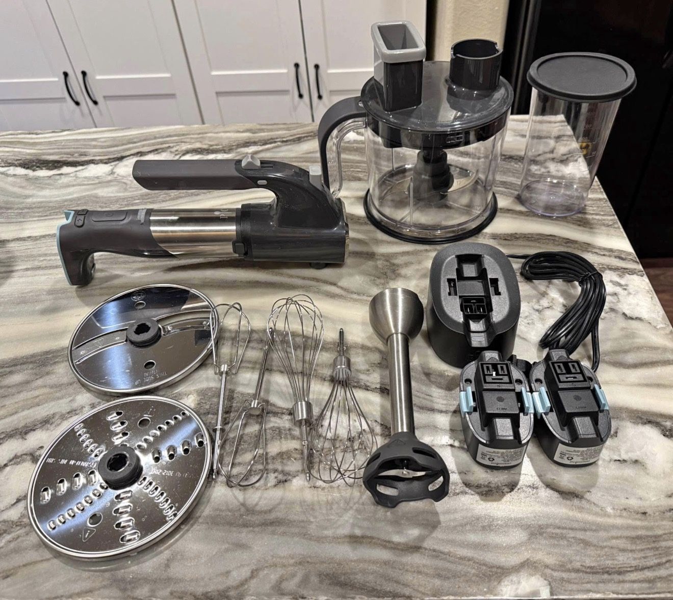 Pampered Chef Flex Multi Prep Set Food Blender Mixer Processor for Sale ...