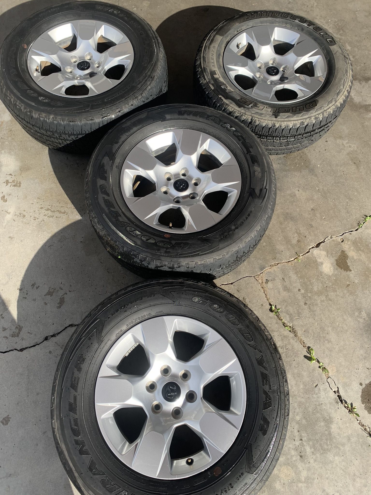 18” Inch 6 Lug Rims Dodge Ram Big Horn for Sale in San Gabriel, CA ...