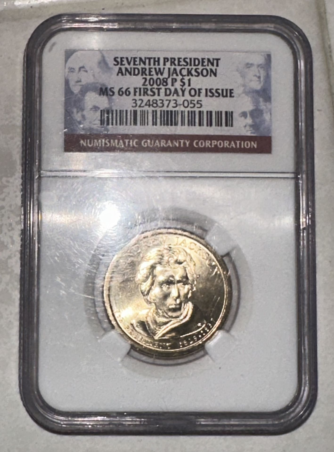First Day of Issue – Andrew Jackson $1 Gold Coin (MS66) for Sale in ...