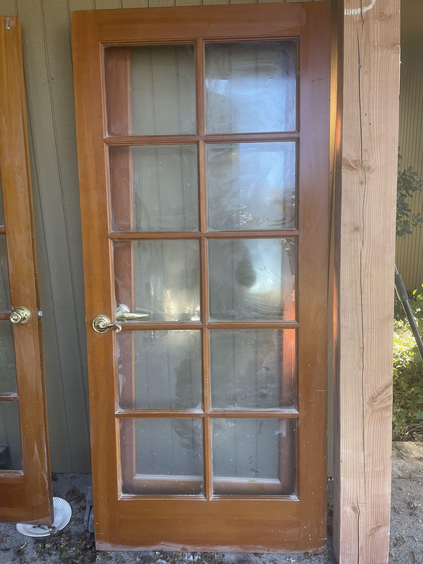 Custom Made Cherry Wood Glass Door for Sale in Stockton, CA - OfferUp