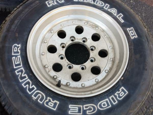 16.5x8.25 inch rims. 8 lug dodge Ford Chevy for Sale in Montebello, CA ...