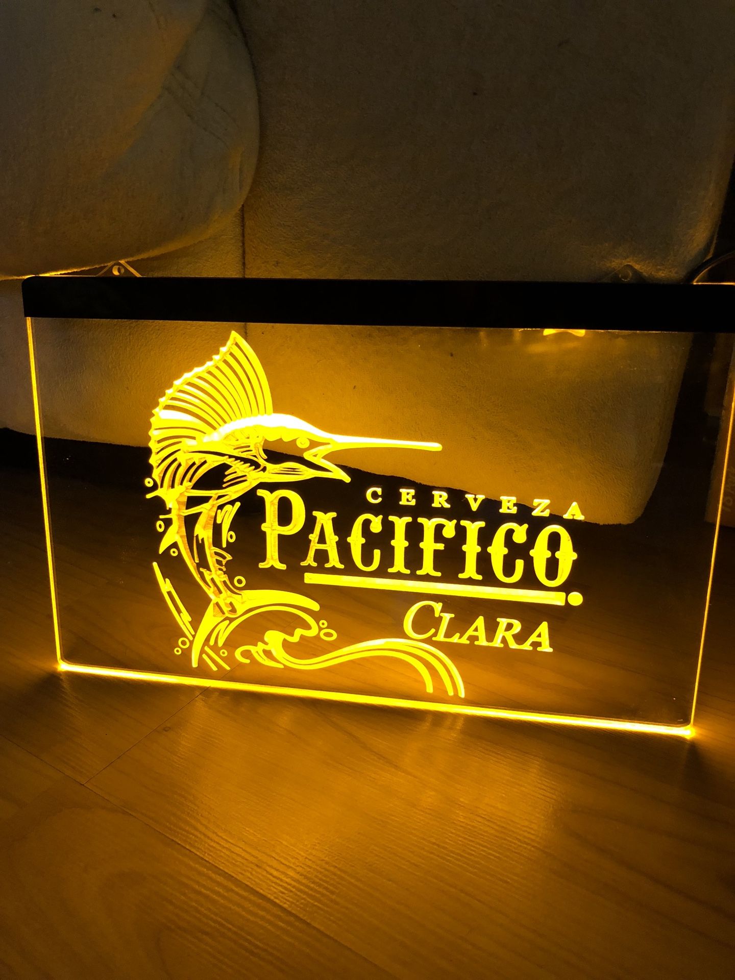 Cerveza Pacifico Clara LED Neon Display Sign - Beer Bartending Man Cave ...