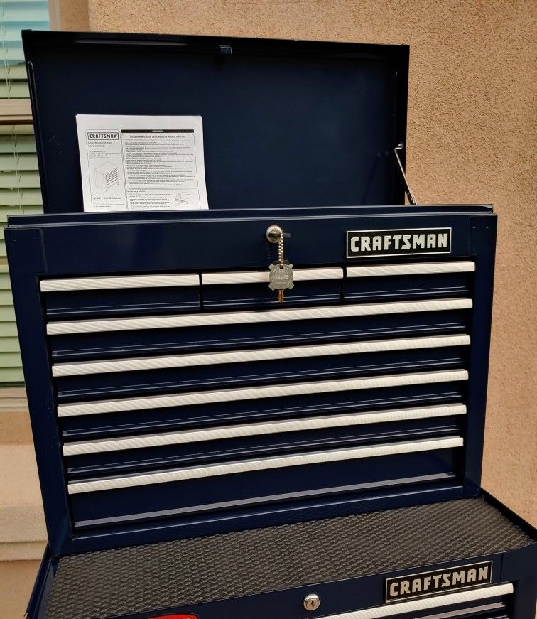 Nice Craftsman Premium Series QuietGlide Midnight Blue Rolling tool Box ...