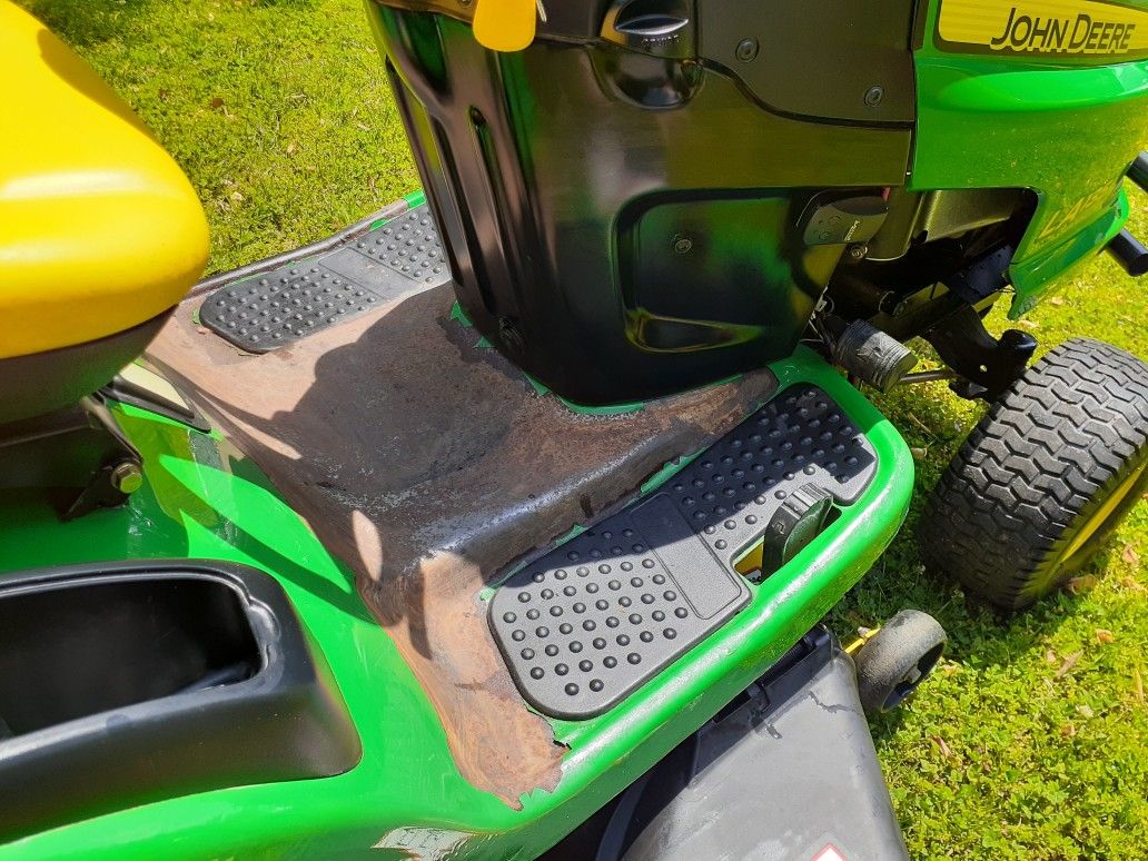 L@@K ! JOHN DEERE LA135 LIMITED EDITION 22 HP HYDROSTATIC RIDING LAWN ...