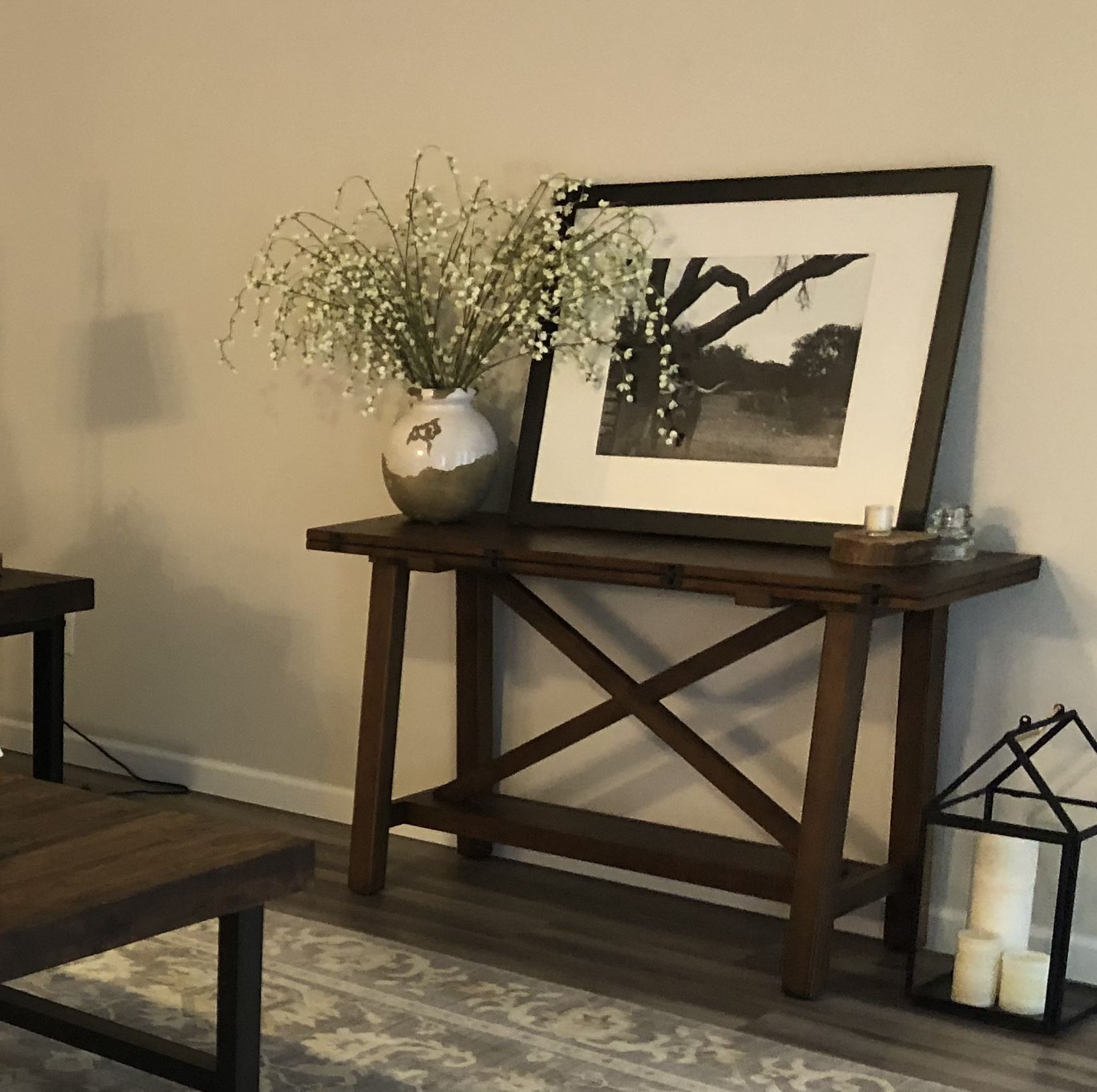 Broyhill Farmhouse Wood Entry Table/ Buffet for Sale in Houston, TX ...