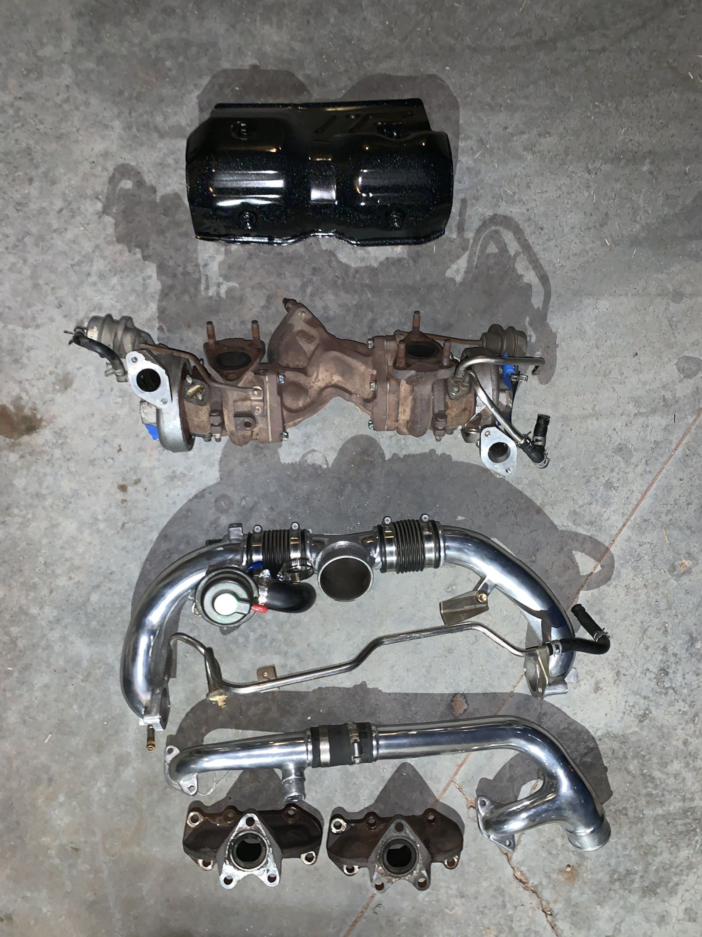 Clean stock 1jz non-vvti ct12a twin turbo kit for Sale in Phoenix, AZ ...