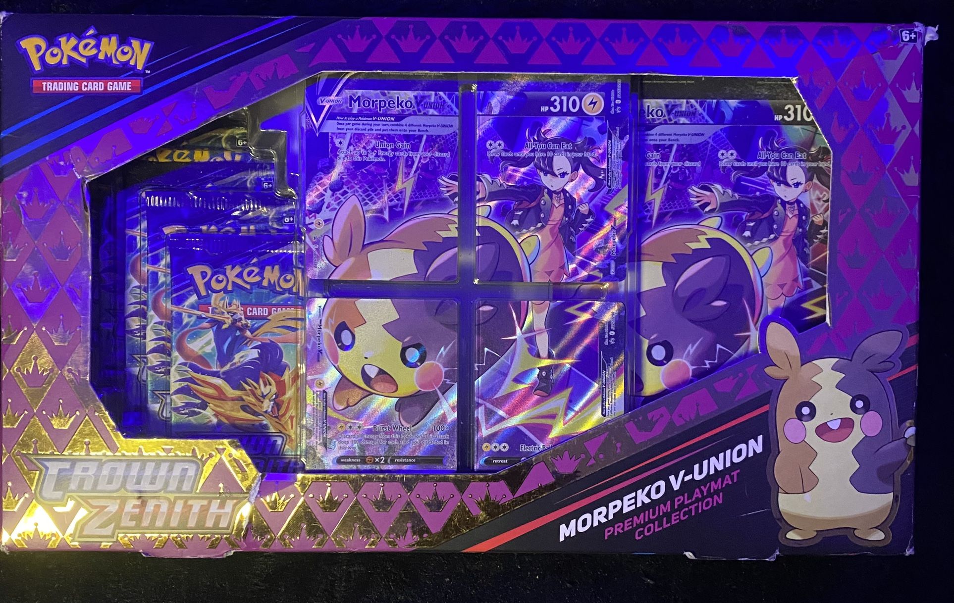 Pokemon Trading Card Game: Crown Zenith Morpeko V-UNION Premium Playmat ...