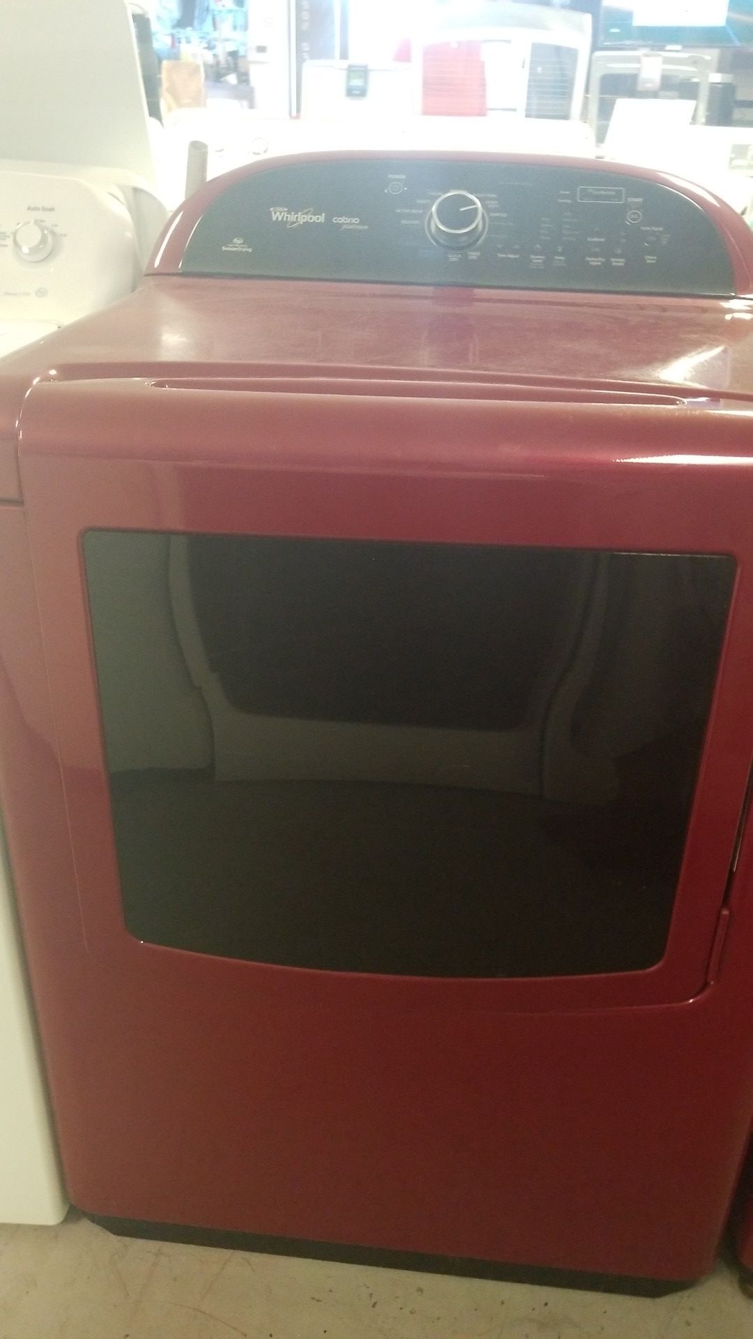 Red Whirlpool Cabrio Platinum Washer and dryer set. No credit needed ...