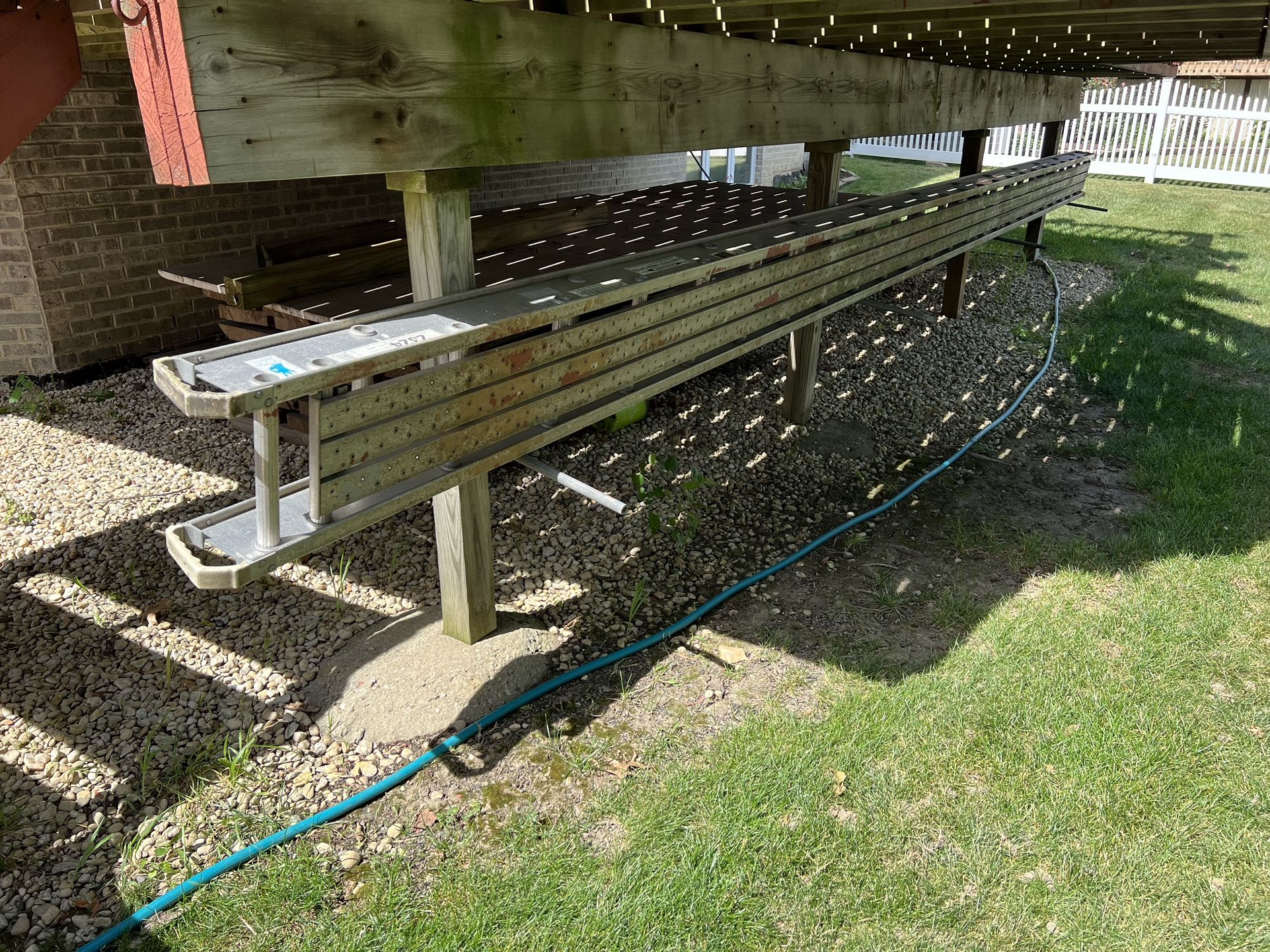 Werner Scaffold stage Model 2324 12 Inch Wide X 24 Foot Long for Sale ...