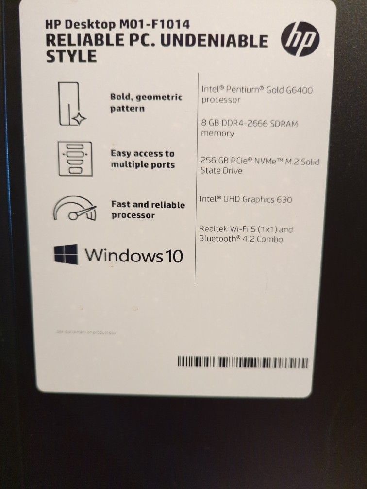 HP Desktop M01-F1014 for Sale in Pilot Hill, CA - OfferUp