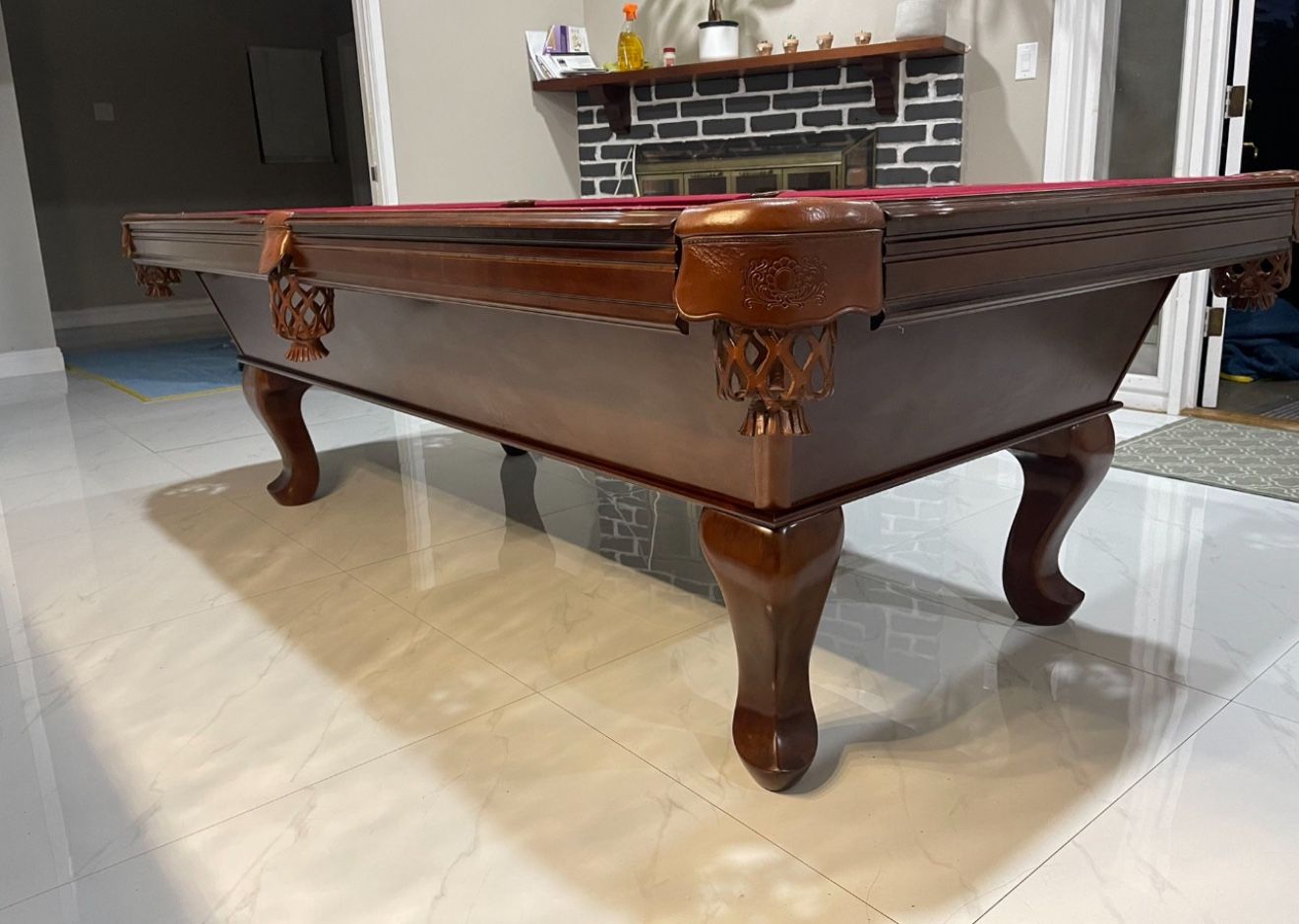 American Billiard Co 8’ Pool Table (Free Delivery & Pro setup) New Felt ...