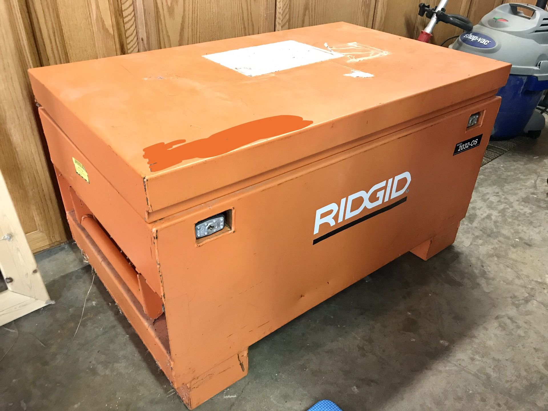 Ridgid tool box 20x32” onsite storage chest 2032 for Sale in Houston ...