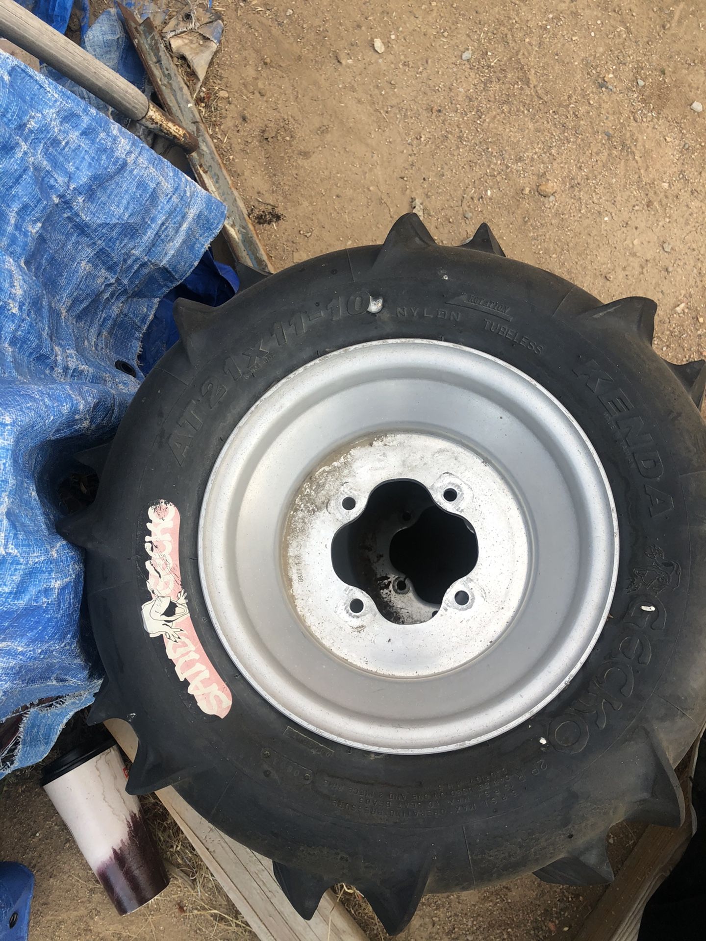 Kenda KENDA K534A SAND GECKO PLUS ATV TIRE and rim REAR 21x11x10 for ...