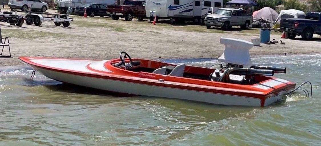 1976 Eliminator Bubble Deck Jet Boat, Big Block Chevy 468 Bostick Motor ...