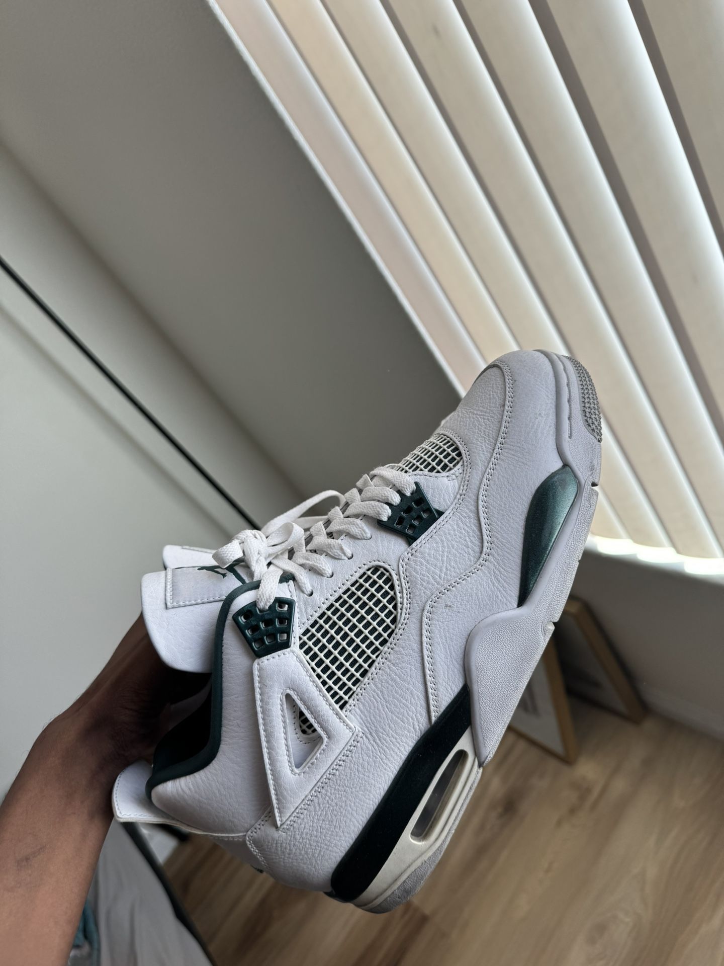 Retro Air Jordan 4s Oxidized Green for Sale in Las Vegas, NV - OfferUp