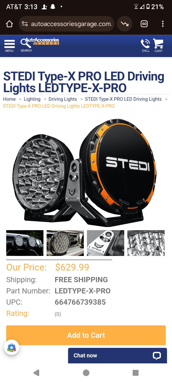 Stedi X Pro Performance Off Road Lights for Sale in Oceanside, CA - OfferUp