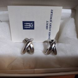 James Avery Infinity Hoop Earrings Retired for Sale in Houston TX OfferUp