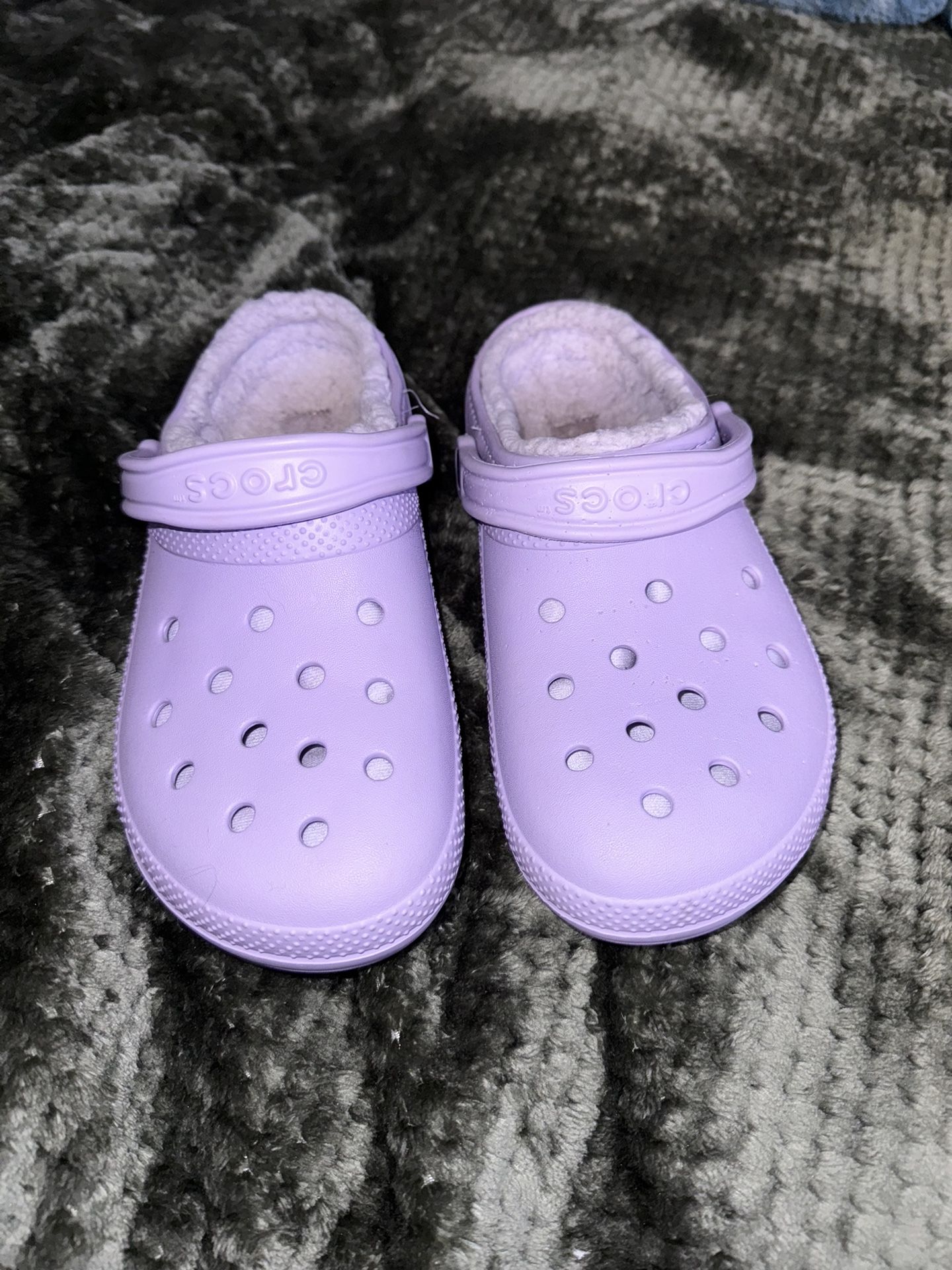 Purple Fuzzy Crocs For Sale for Sale in San Antonio, TX - OfferUp