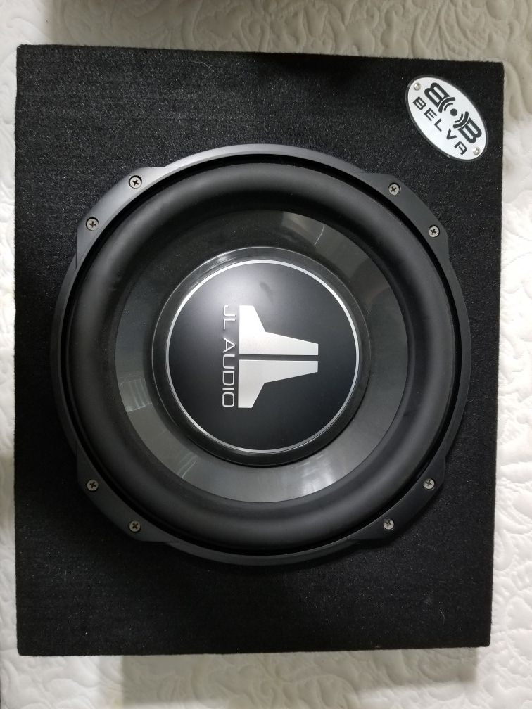JL Audio subwoofer 12TW3-D4 shallow mount speaker for Sale in Miami, FL - OfferUp