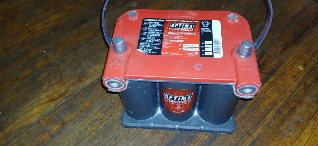 OPTIMA REDTOP AGM Battery for Sale in Dallas, TX - OfferUp