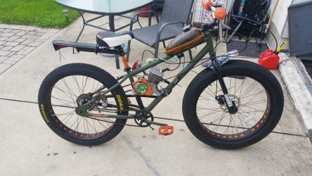 Custom Motorized Bicycle Gas Tank