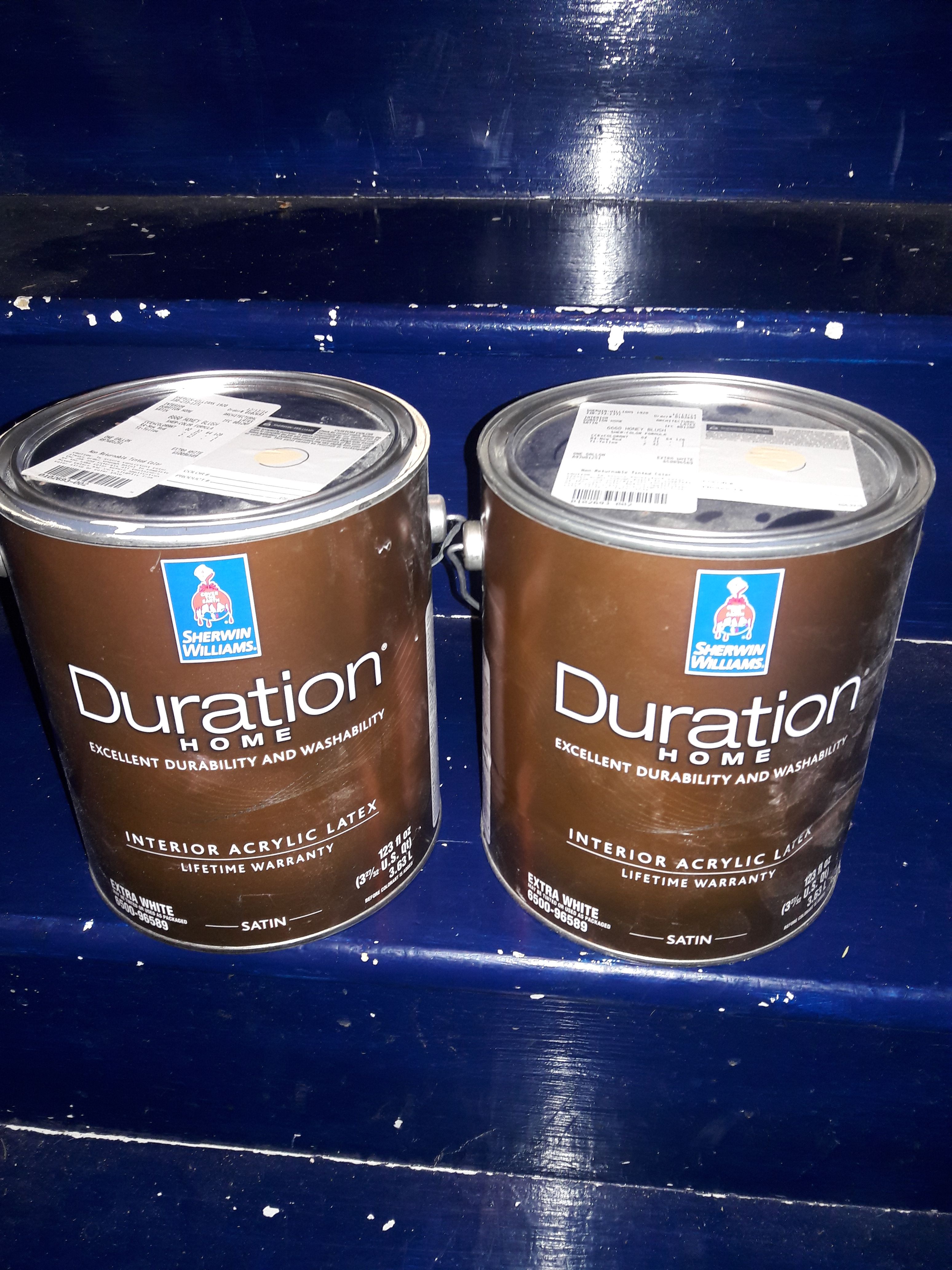 1.5 cans of Sherwin Williams interior latex satin paint. for Sale in ...