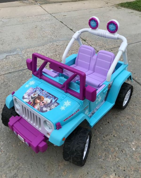 frozen ride on jeep
