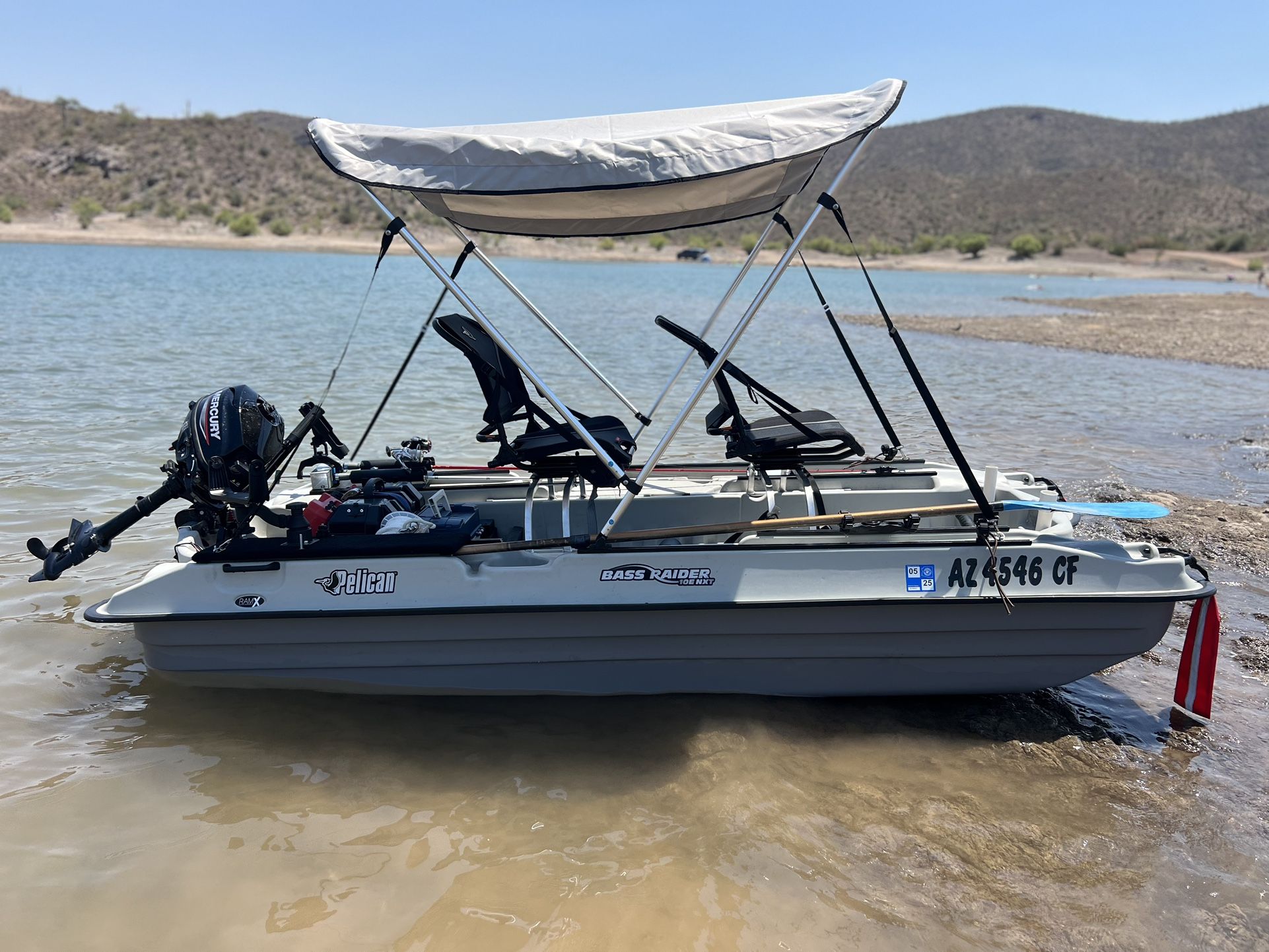 Pelican Bass Raider 10 And Mercury 3.5 Outboard for Sale in Phoenix, AZ ...