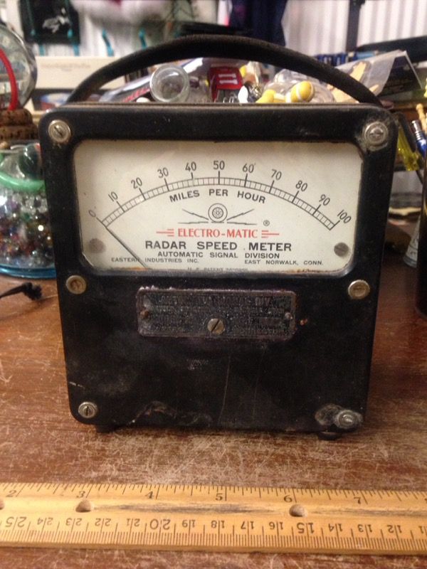 Vintage Electro-Matic Radar Speed Meter Radar Detector for Sale in ...