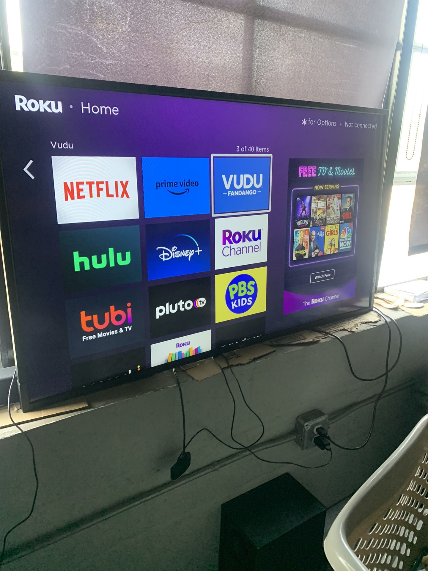 60inch Flatscreen With Soundbar for Sale in Norfolk, VA - OfferUp