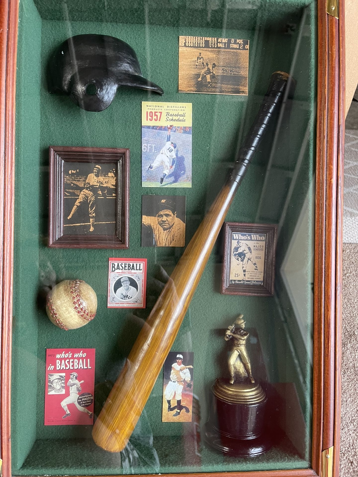 Baseball Bat Shadow Box