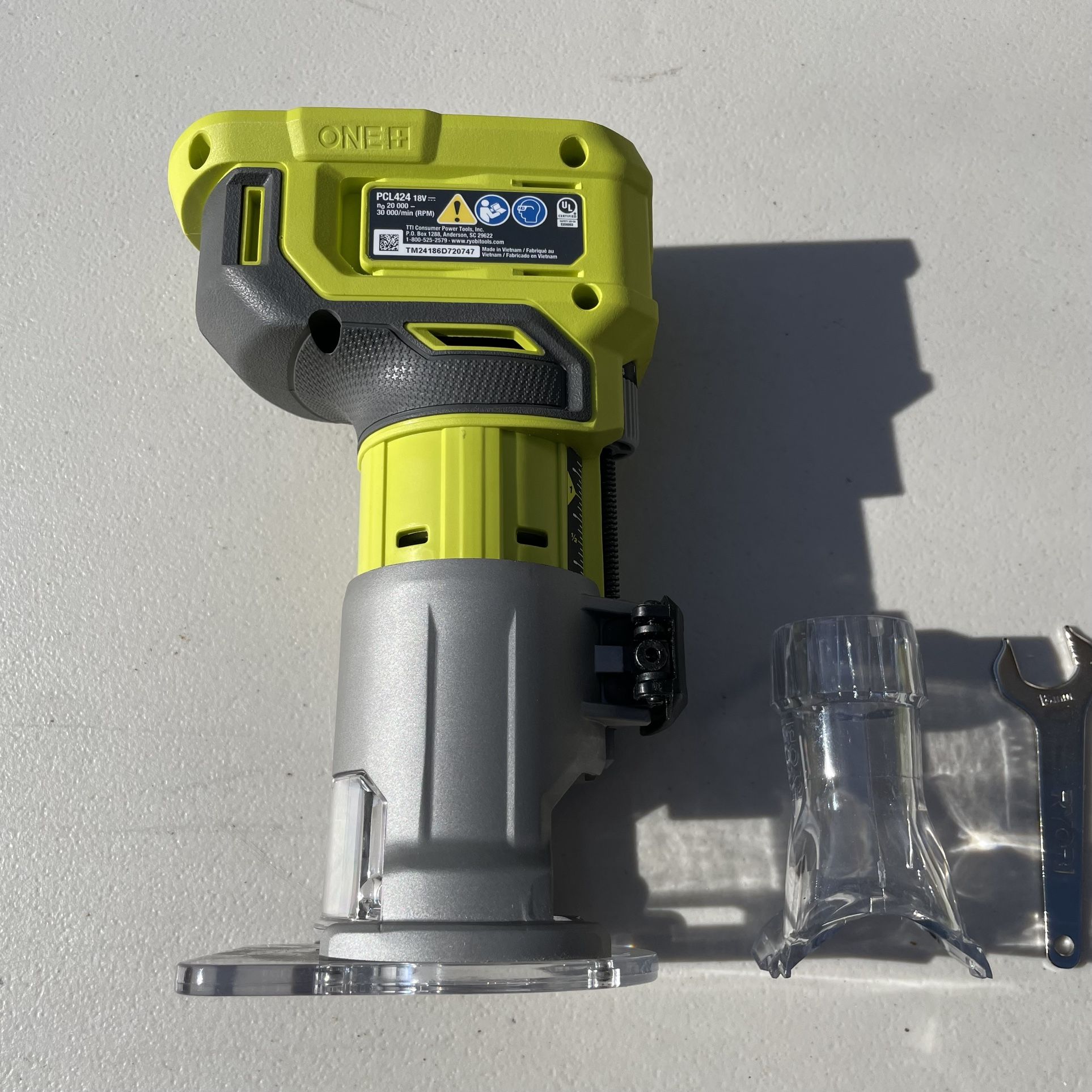 RYOBI ONE+ 18V Cordless Compact Fixed Base Router (Tool Only) for Sale in Covina, CA - OfferUp