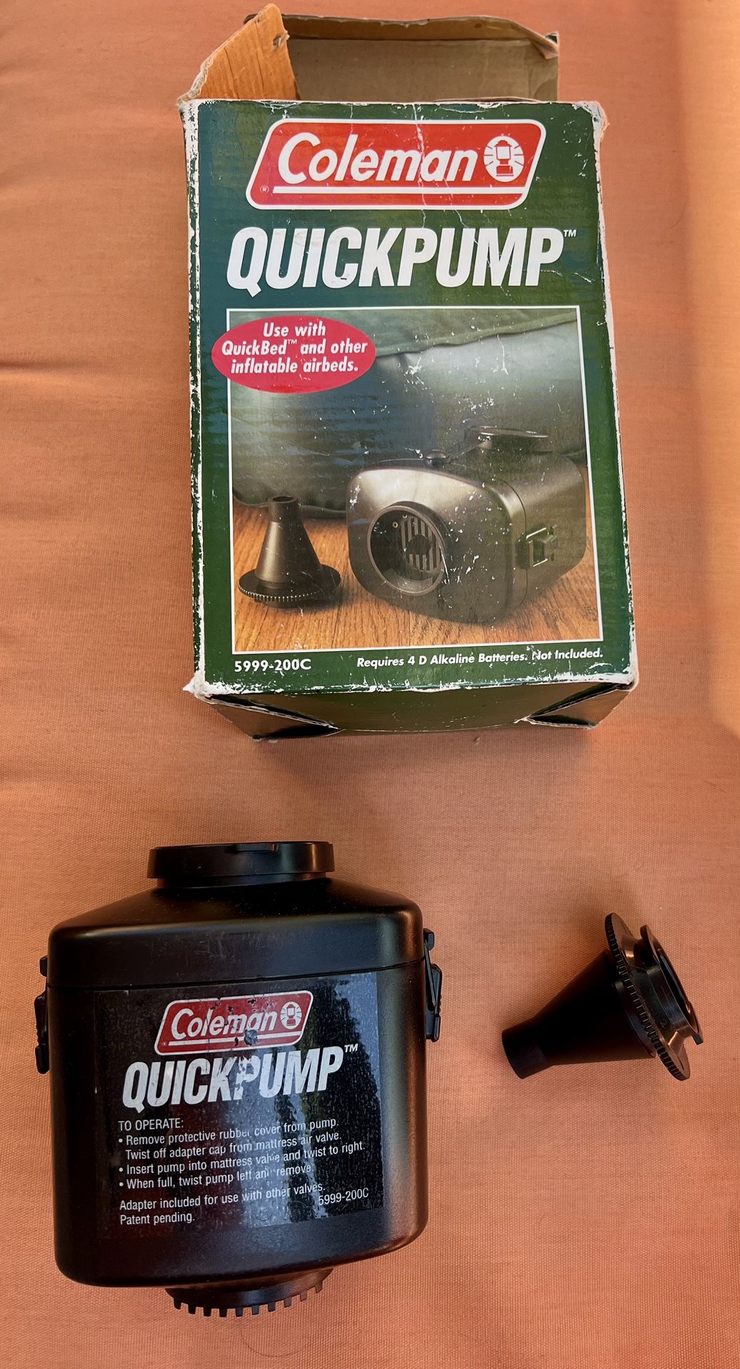 Coleman QUICK PUMP 5999-200C for QUICKPUMP or other inflatable air bed ...