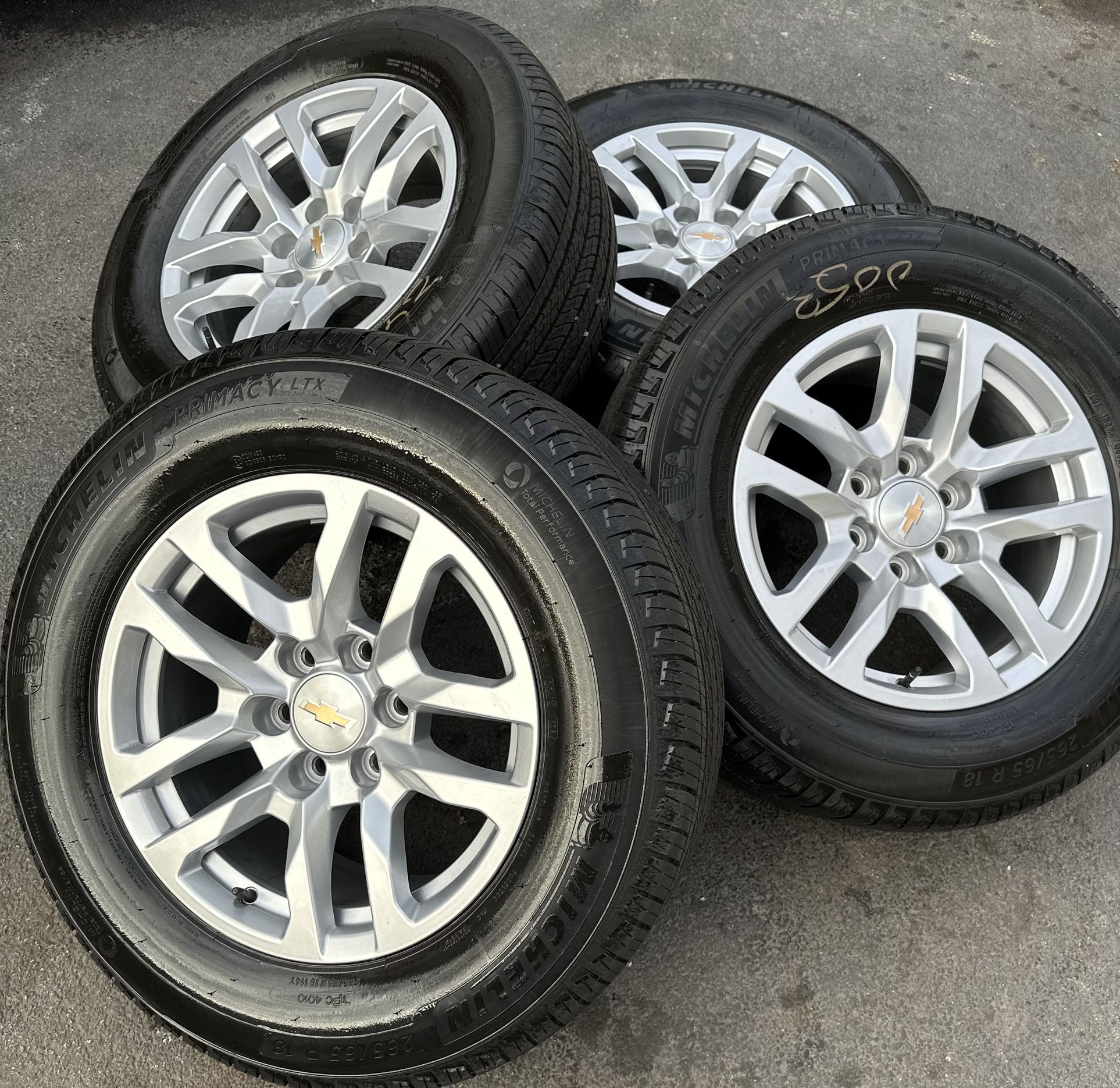 New 18 Inch Chevy Silverado 1500 Tahoe Suburban Wheels Rims 265/65/18 ...