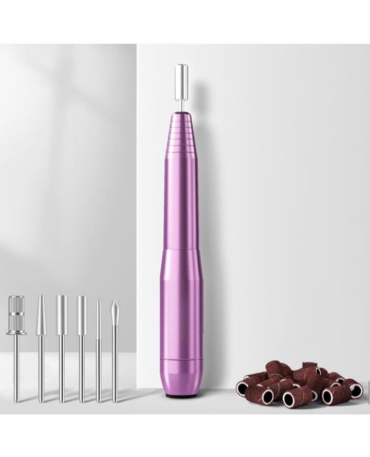 Electric Nail Drill, Portable USB Nail EFile Machine for Beginners ...