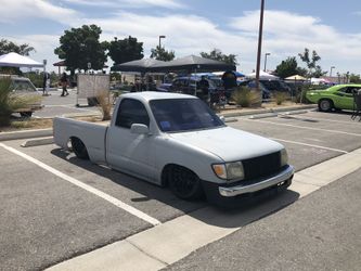 Bagged Toyota Pickup