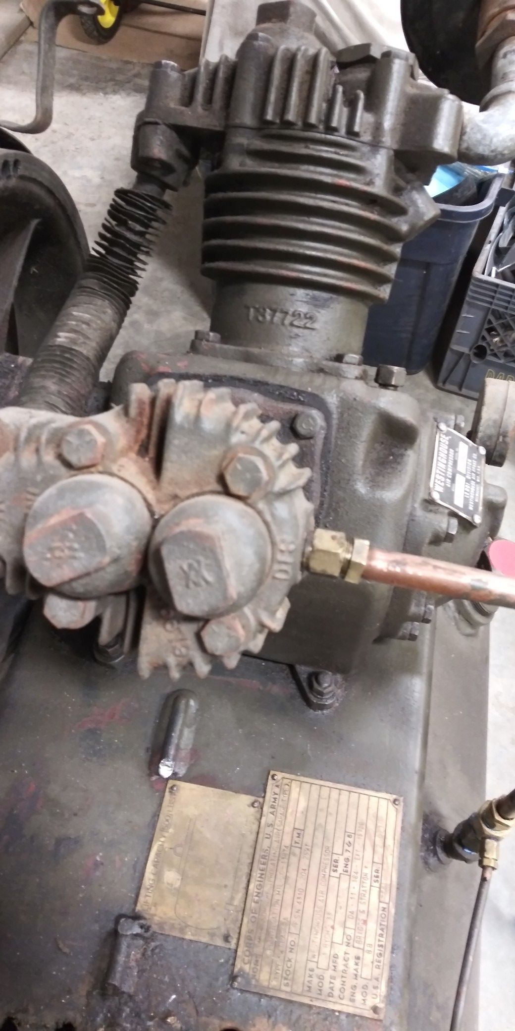 Westinghouse Air Compressor - 1-BYC-1 Pump for Sale in Snohomish, WA - OfferUp