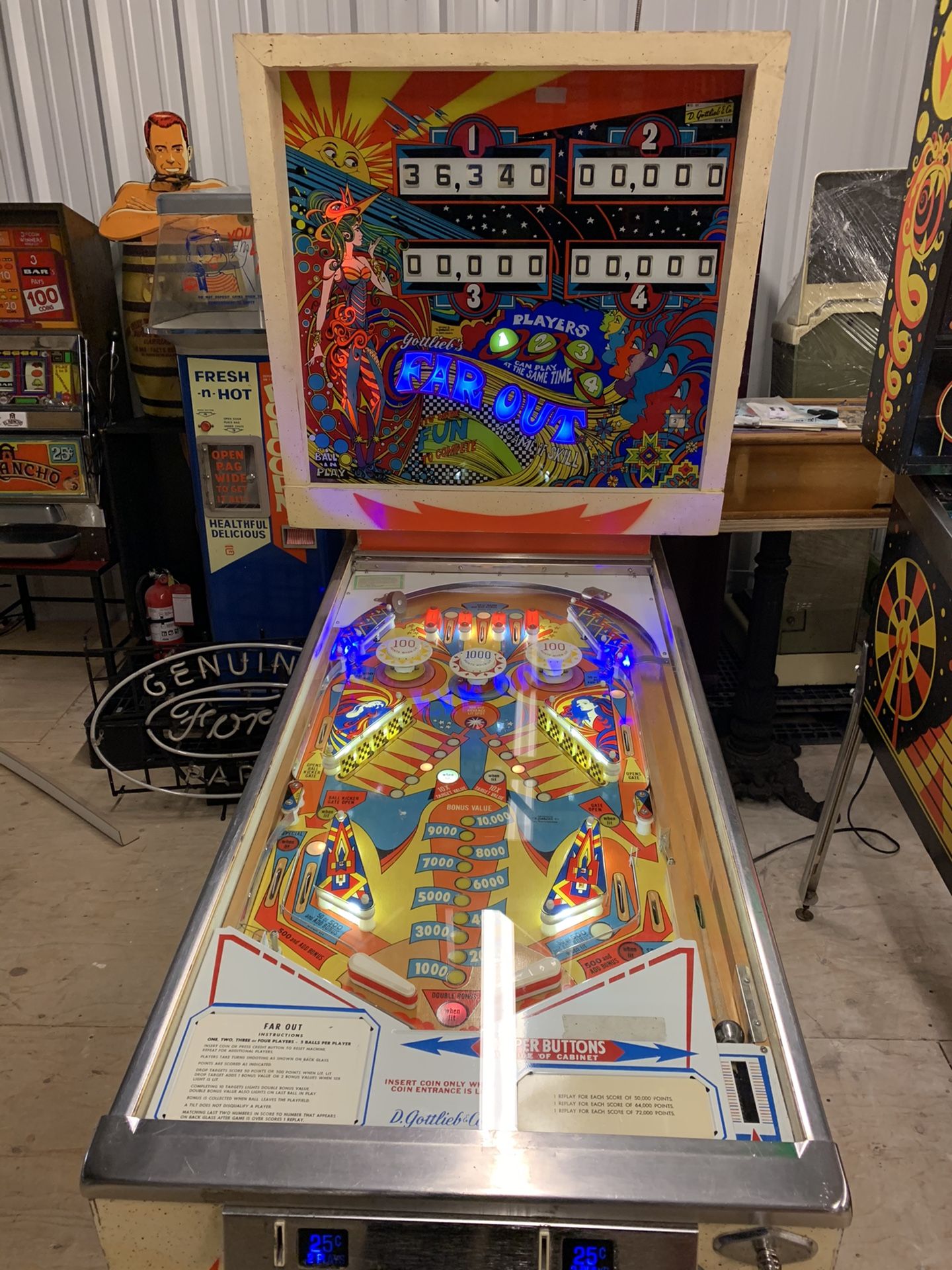 1974 Gottlieb “Far Out” Pinball Machine for Sale in Tacoma, WA - OfferUp