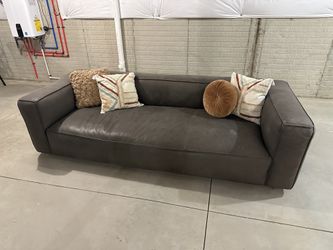 Arhaus Madrone Leather Sofa for Sale in Westlake OH OfferUp