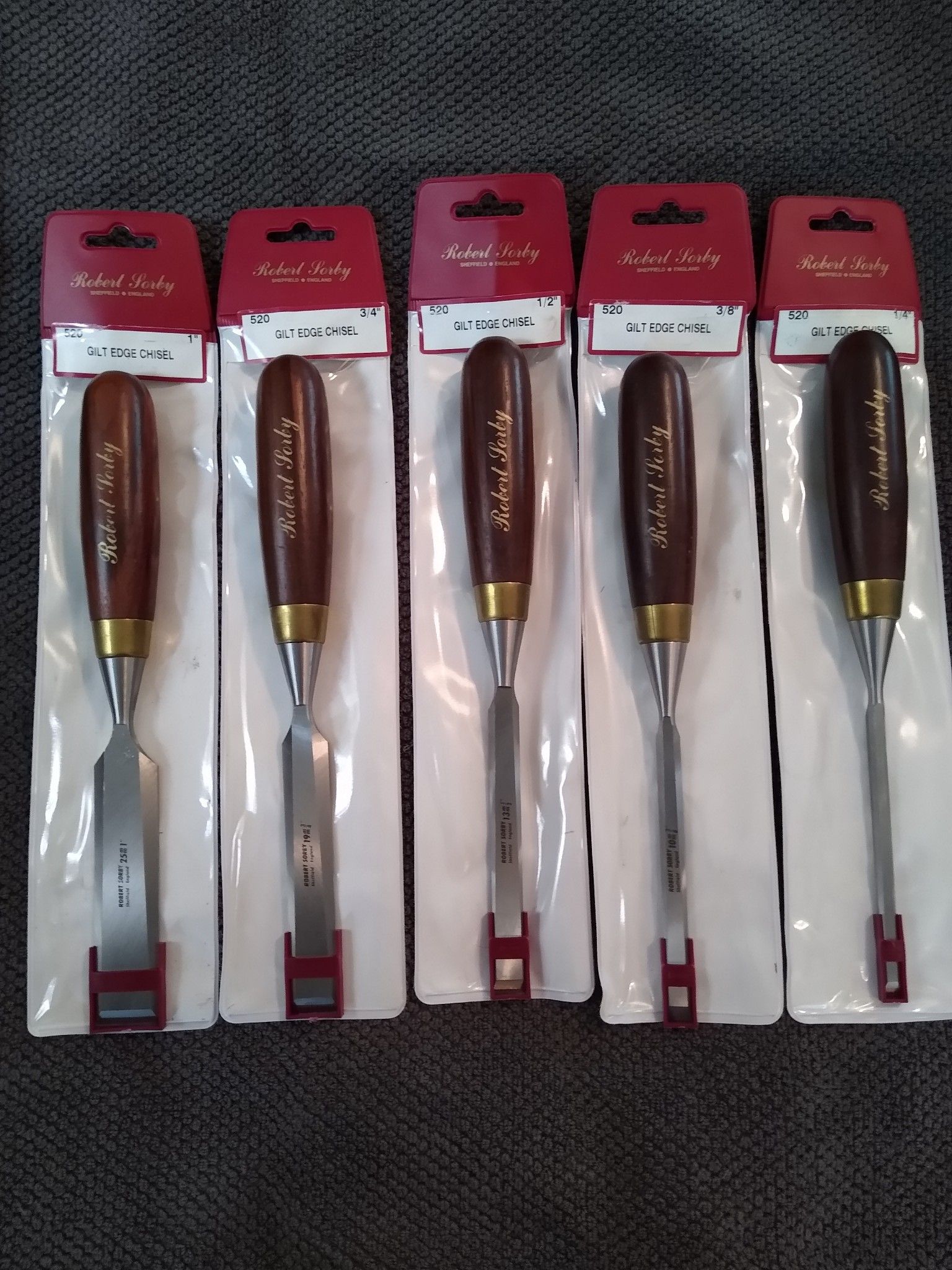 NEW! Robert Sorby 520 Gilt Edge Chisels for Sale in Everett, WA - OfferUp