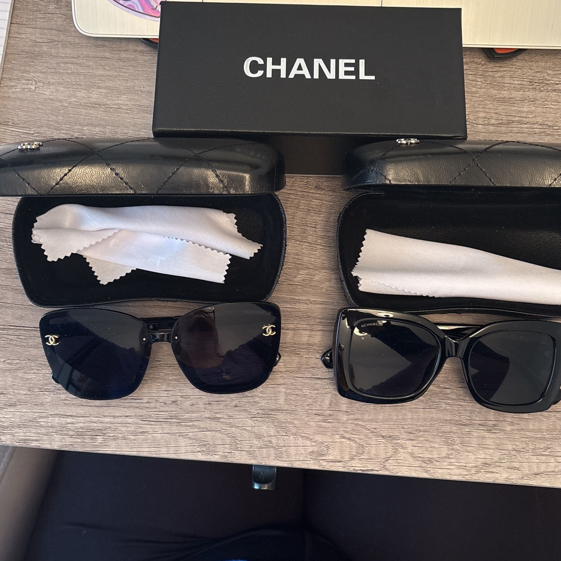 New Designer Copy Sunglasses 2 Pairs With Case for Sale in Brooklyn, NY ...