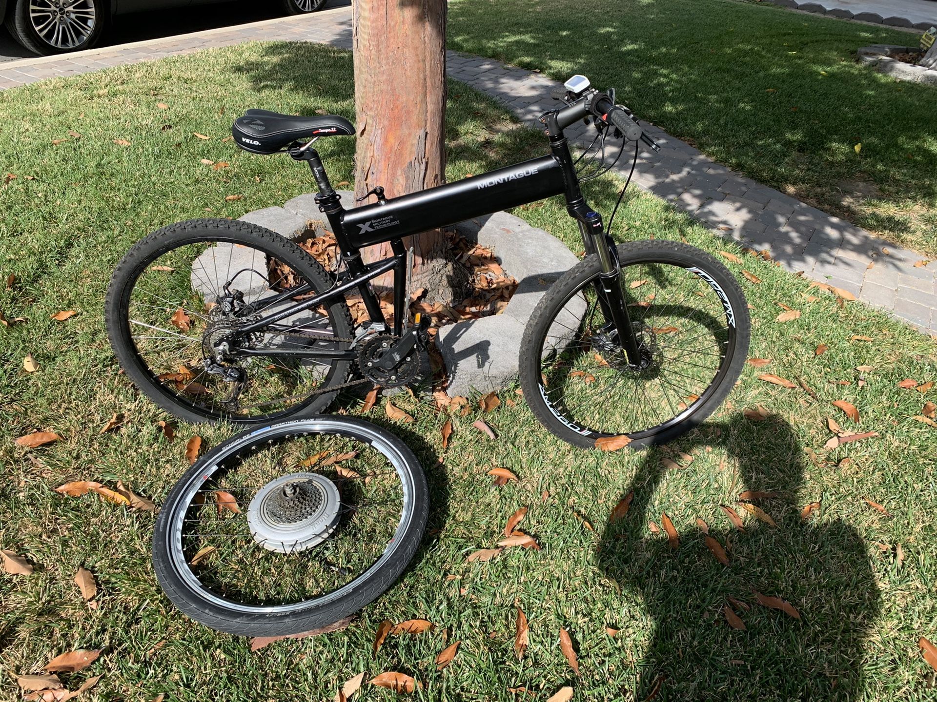Montague Paratrooper Pro folding Mtn bike W/electric conversion for ...