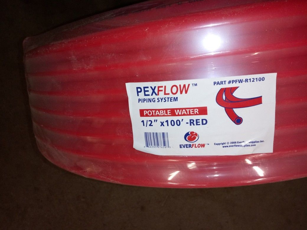 PEX Plumbing Pipe 2 Rolls 1/2" x 100 ft. for Sale in Fort Worth, TX ...
