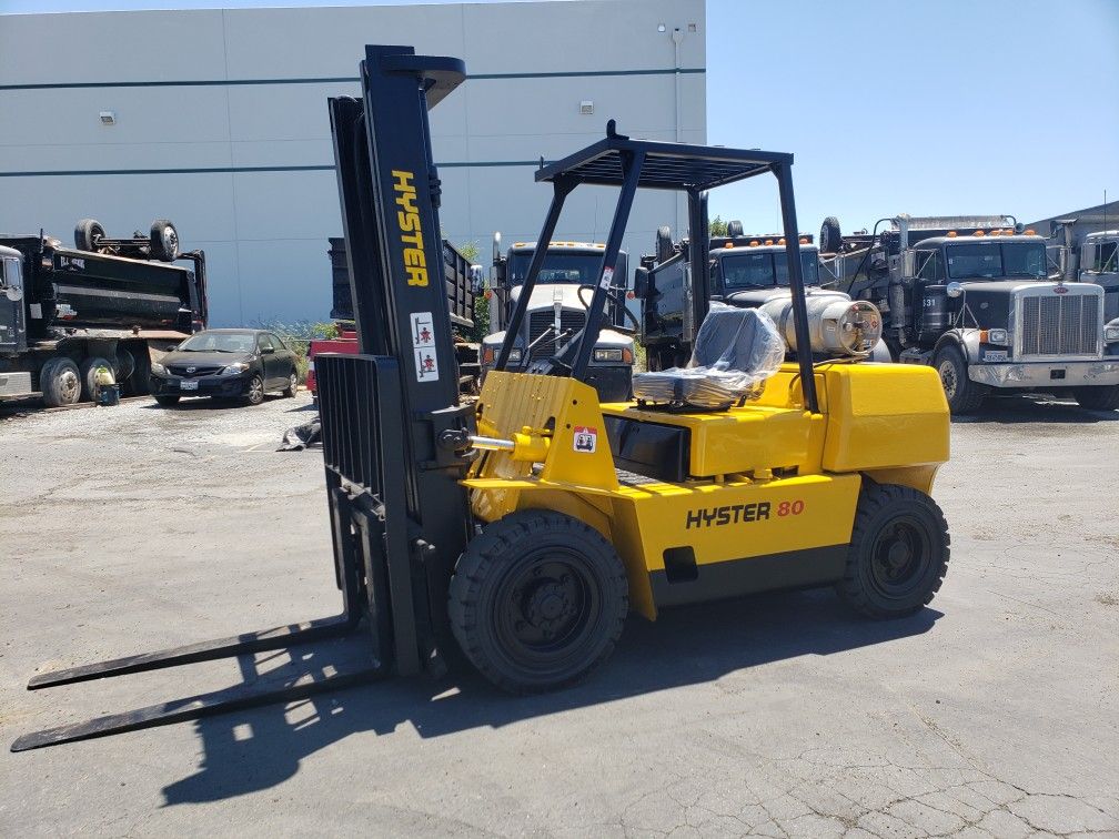 Hyster 80 forklift 8000 capacity 3 stage sideshift for Sale in Milpitas ...