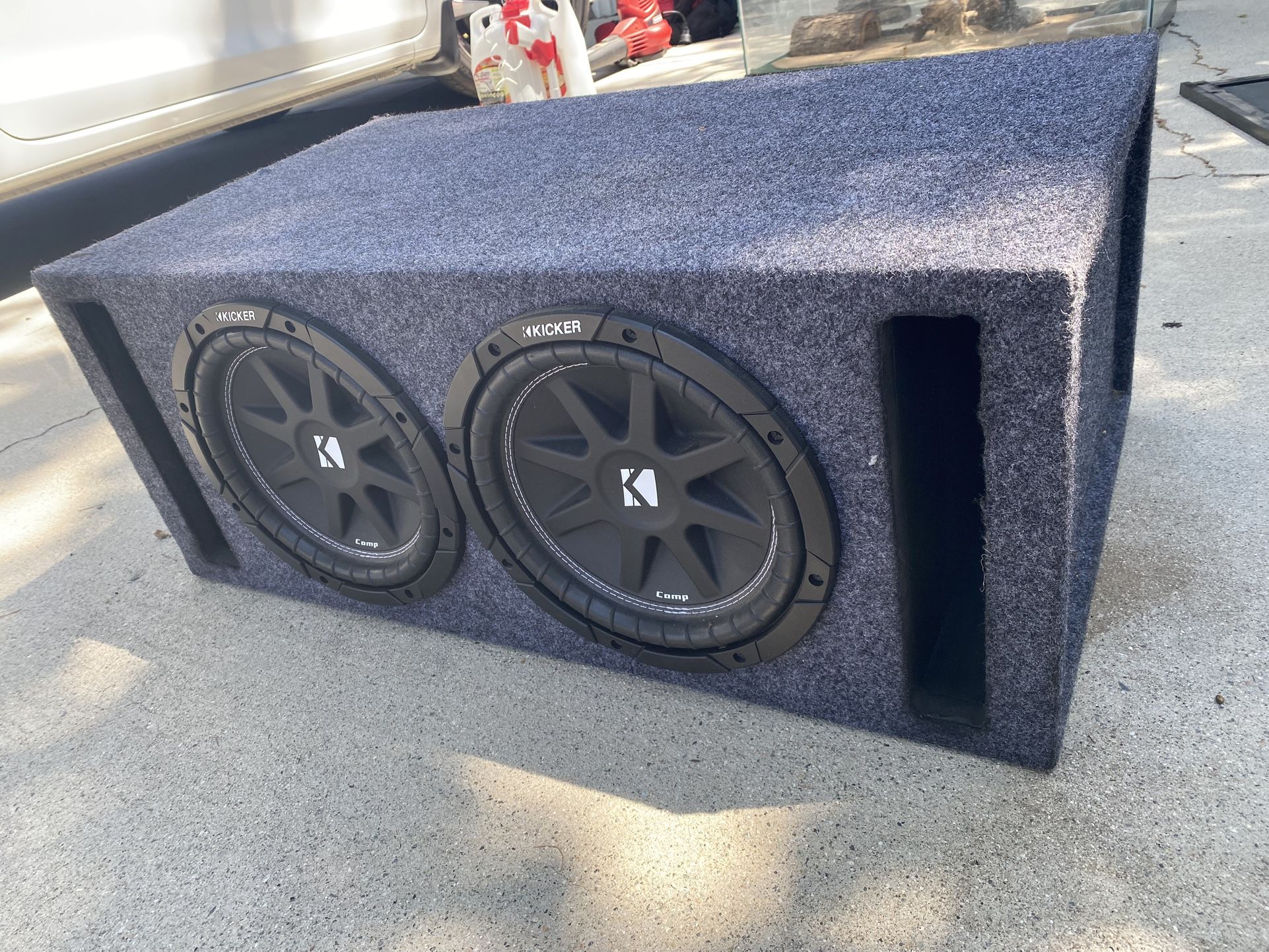 Dual 10s KICKER Comp With Box for Sale in Tustin, CA - OfferUp
