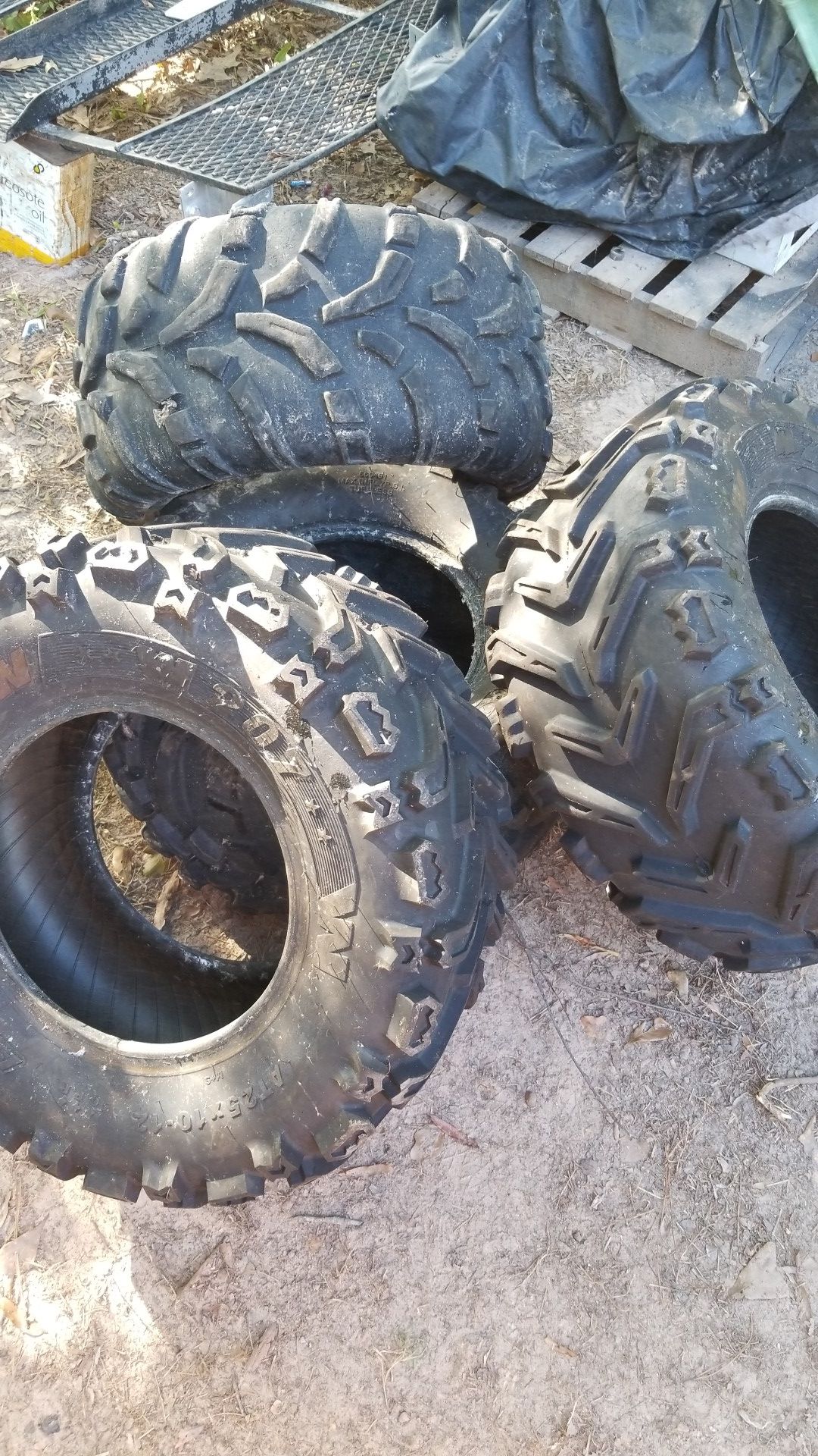 4 Side by side Kubota 12 inch ATV Tires 25/10/12 for Sale in Conroe, TX ...