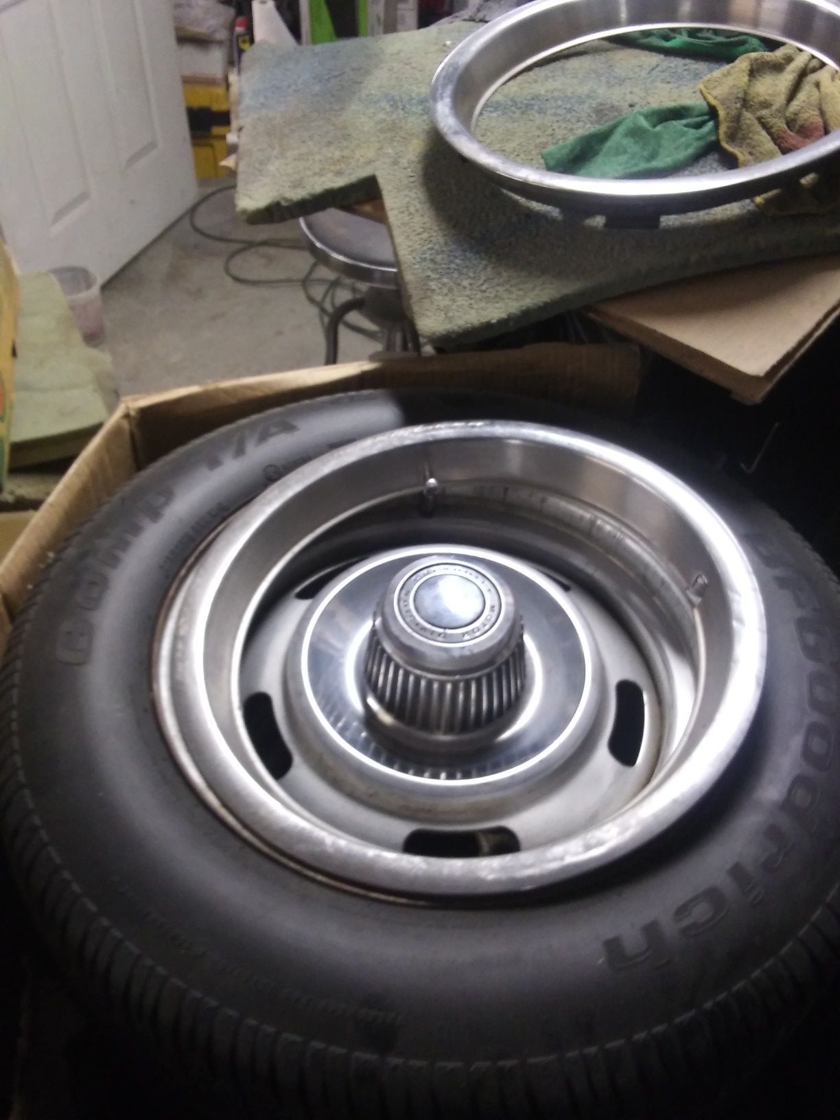 4 Old school rally Chevy wheels for Sale in Tulalip, WA - OfferUp