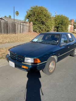 1993 Dodge Spirit Blue